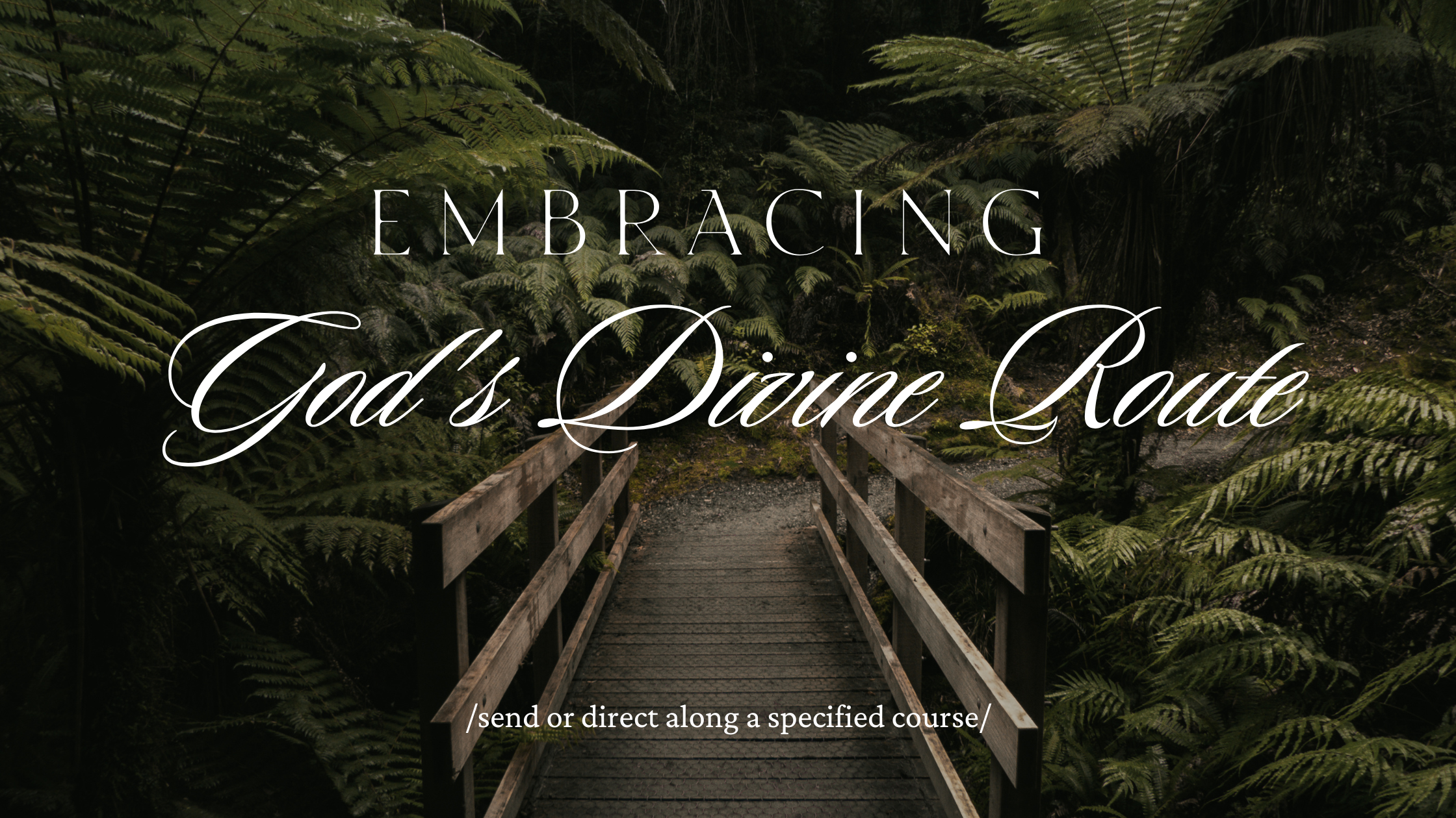 Embracing God's Divine Route – Lifeenprivee