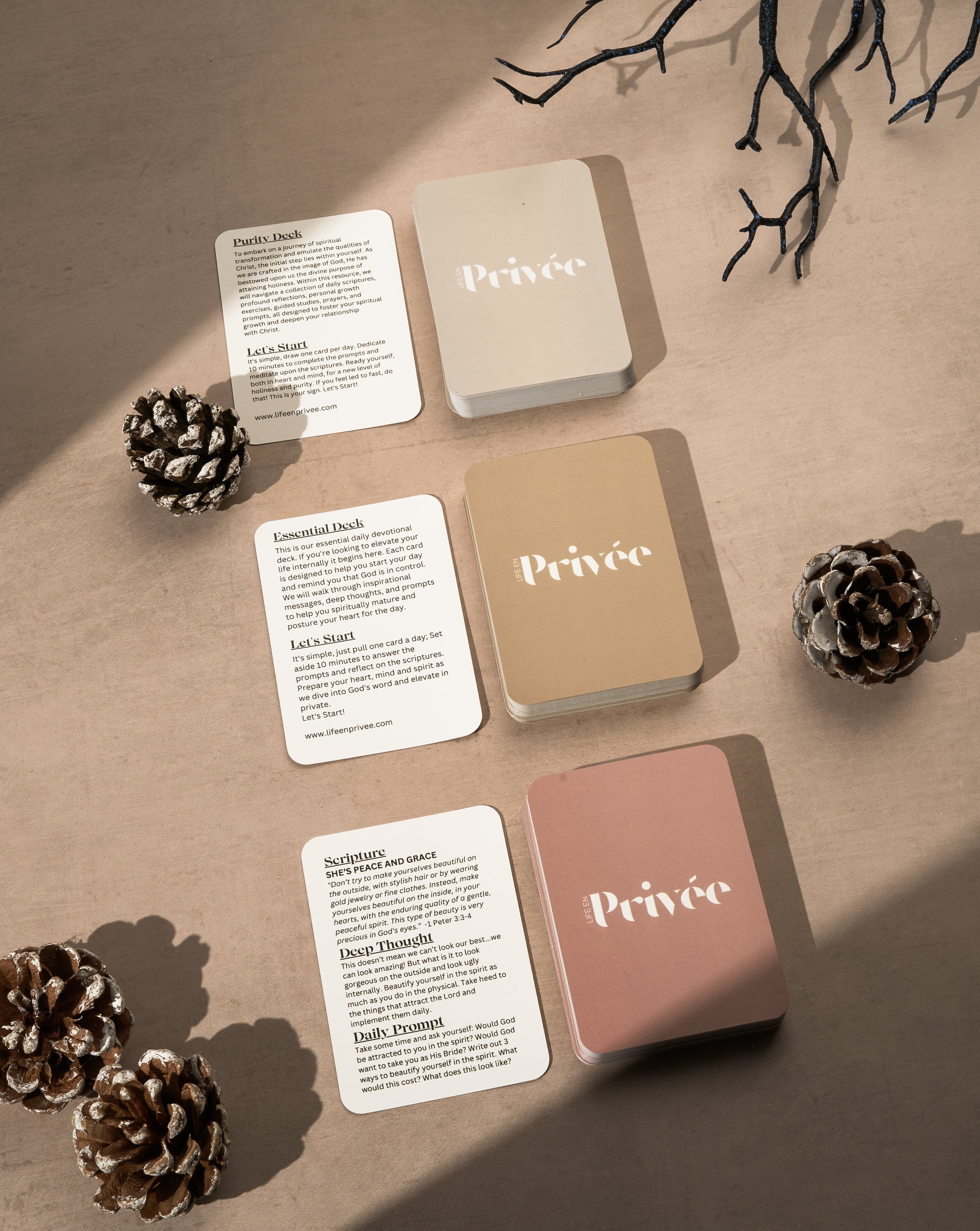 The Devotional Deck Bundle - Most Loved Privée Products – Lifeenprivee